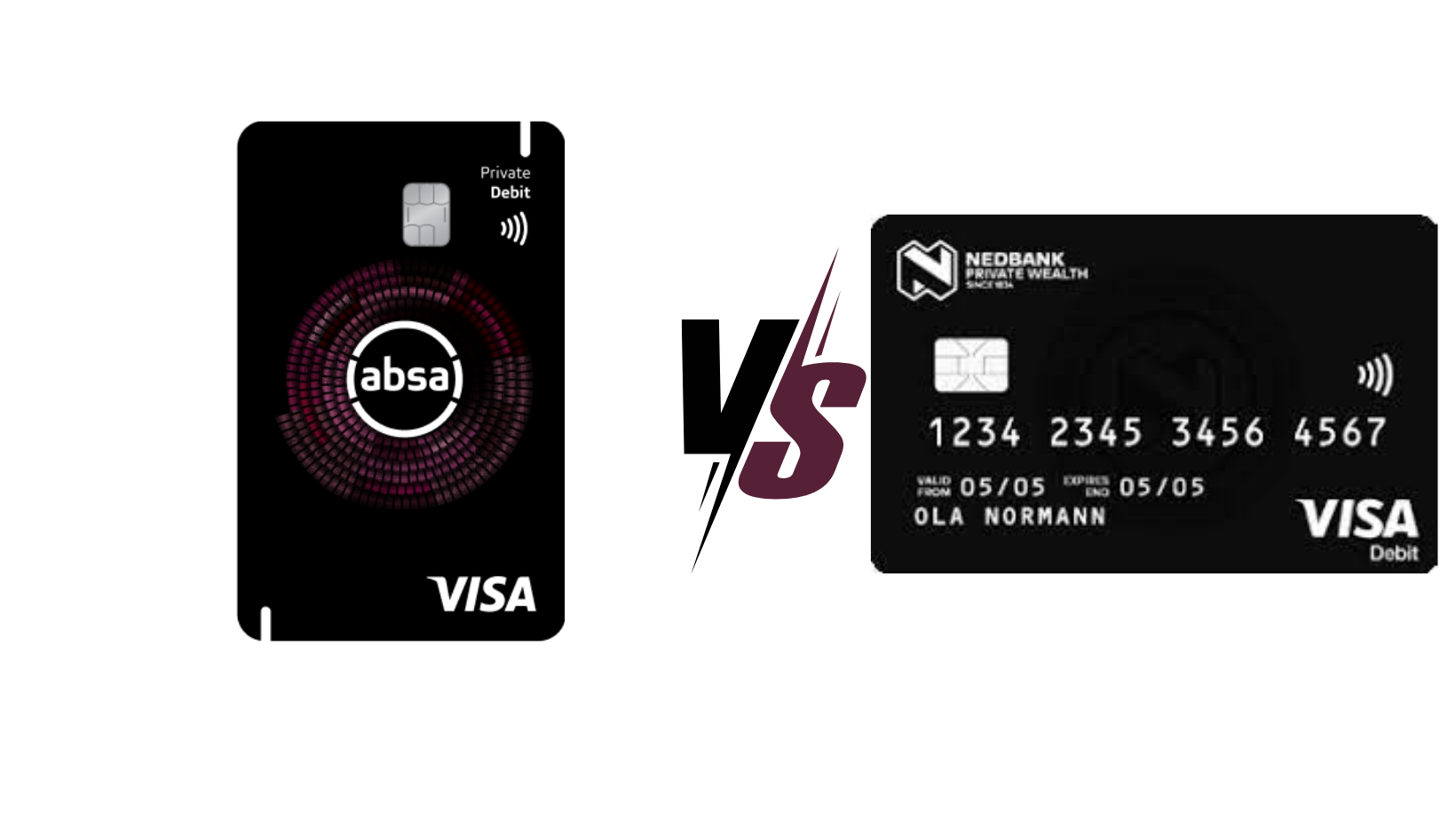 Private Banking: Absa Private Banking Account Card Vs Nedbank Private ...