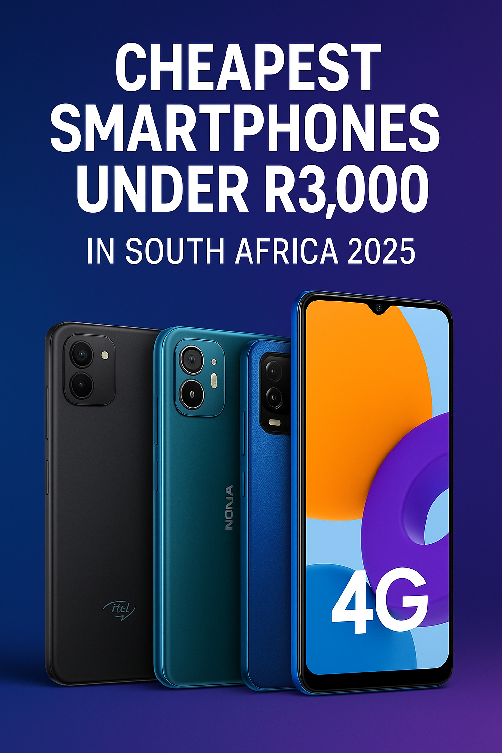 Cheapest Smartphones Under R3,000 in South Africa 2025 | Rateweb