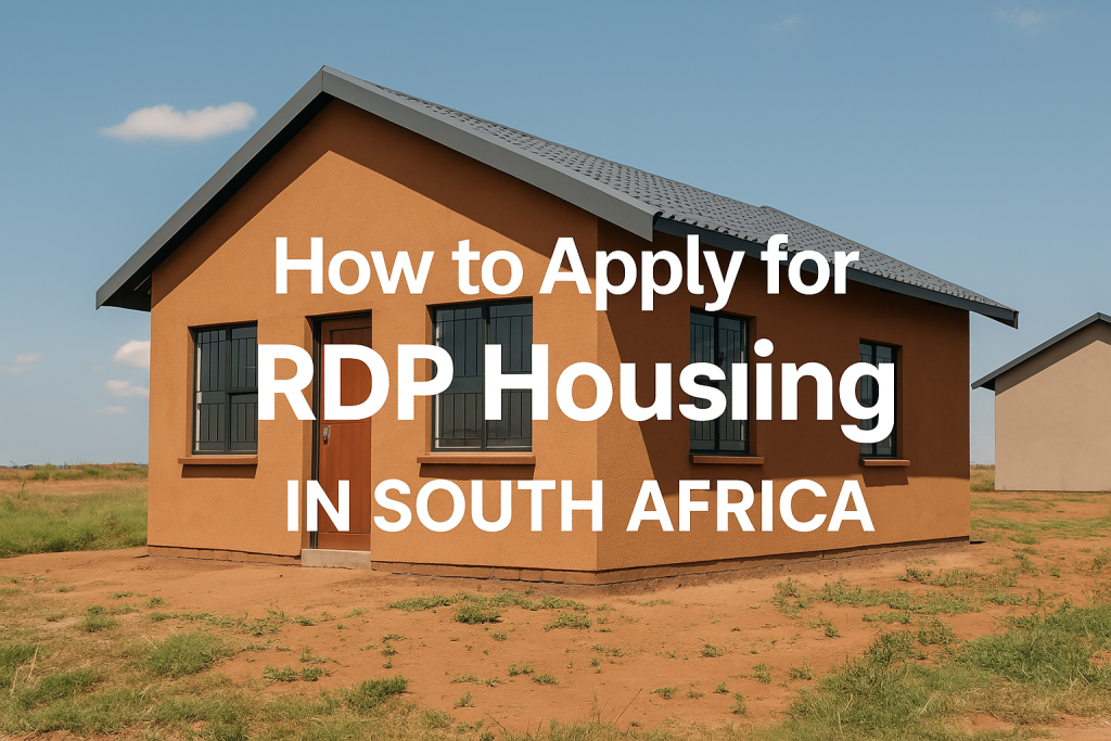 How to Apply for RDP Housing in South Africa | Rateweb